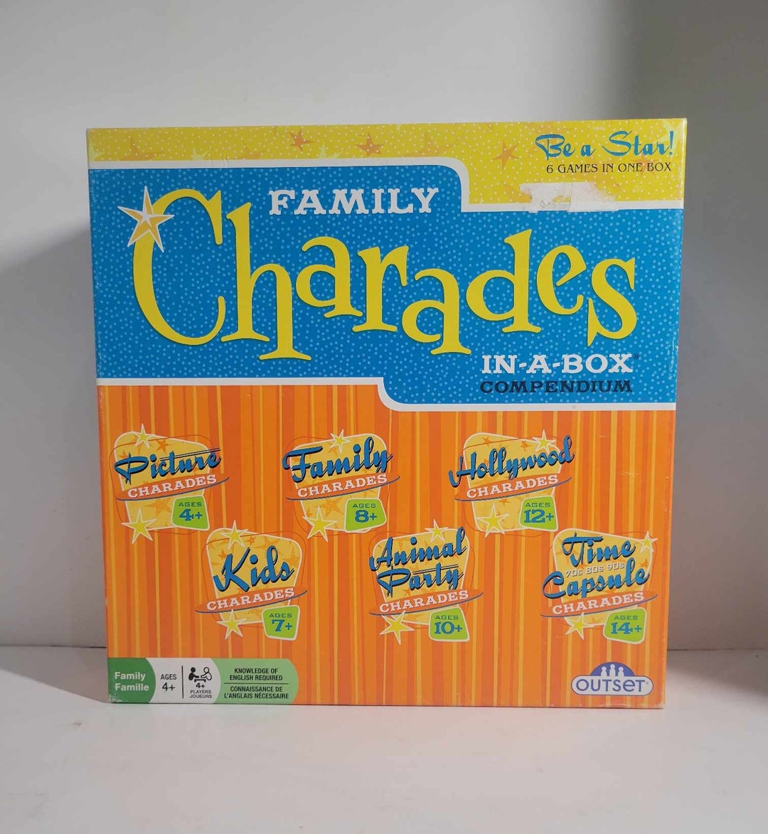 Family Charades - in A Box Compendium - Etsy