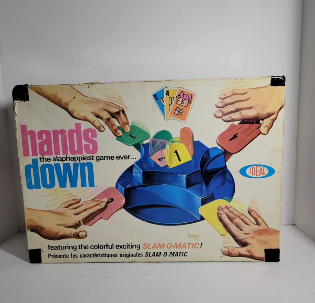 Hands Down - Slam - O - Matic - Vintage Board Game - IDEAL 1964 - Etsy