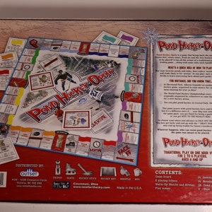 Pond Hockey-opoly - Board Game - Outset - Etsy