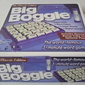 Big Boggle - the Classic Edition - Dice Word Game - Etsy