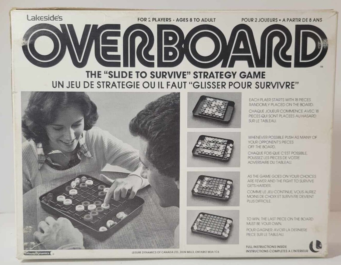 Overboard - Vintage Board Game - Lakeside 1977 - Etsy