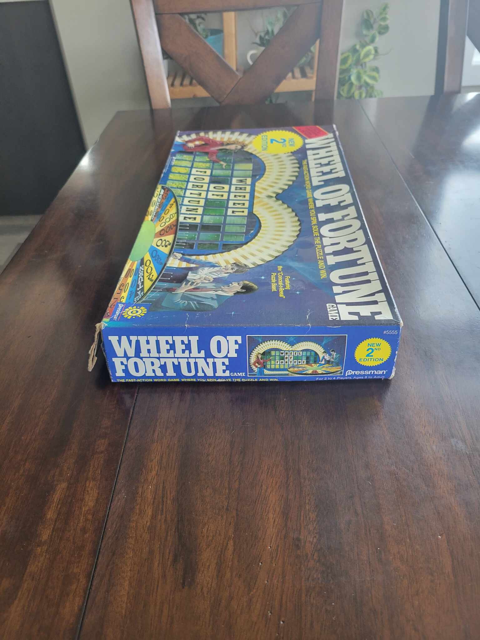 Wheel of Fortune 2nd Edition Vintage Board Game Pressman 1986 Rare - Etsy