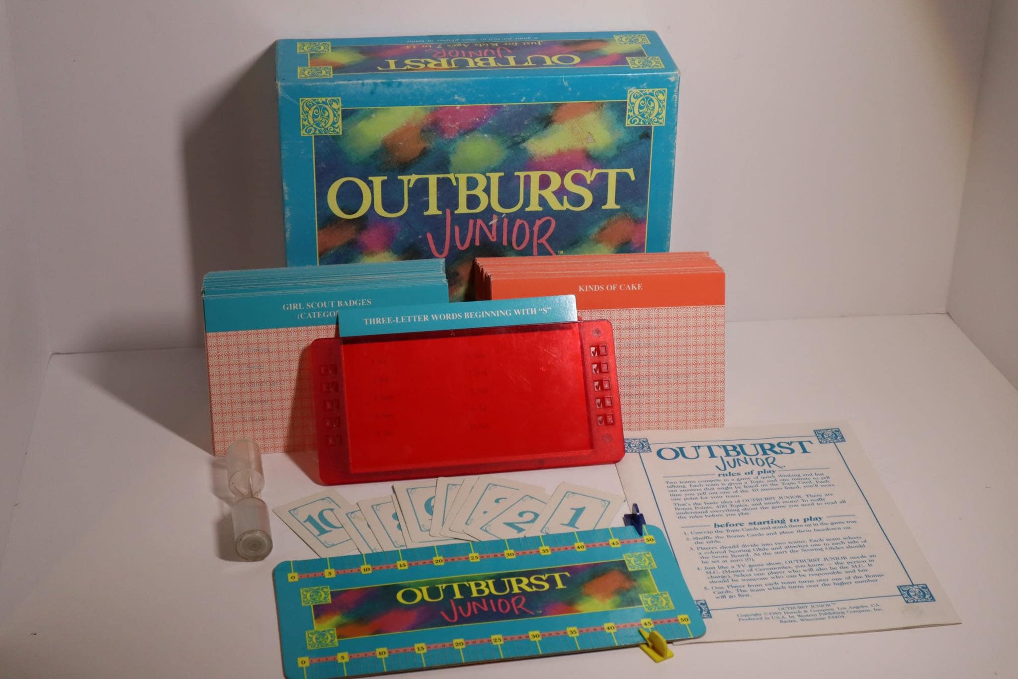 Outburst Junior - Vintage Board Game - Hersch & Company 1989 - Etsy