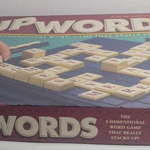 Upwords - Vintage Board Game - MB 1997 - Etsy