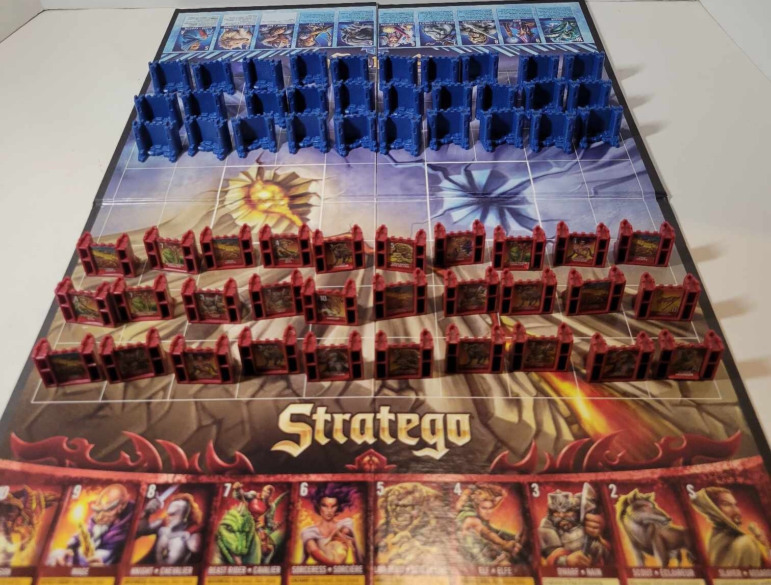 Stratego Capture the Flag Ice Vs. Fire Board Game Milton Bradley - Etsy