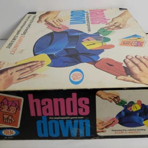 Hands Down - Slam - O - Matic - Vintage Board Game - IDEAL 1964 - Etsy