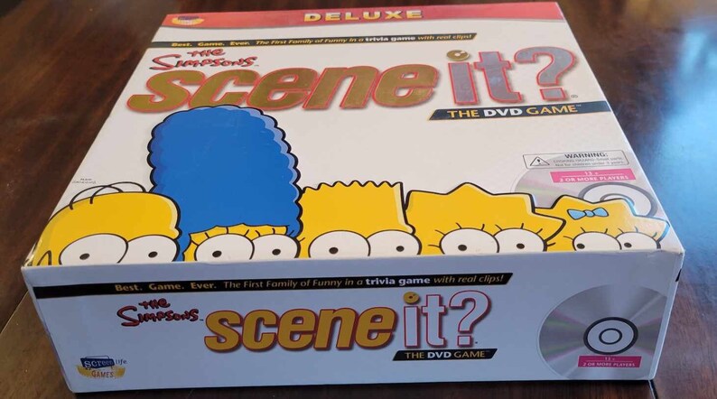 Simpsons Scene It Deluxe DVD Game Screen Life Games 2009 - Etsy