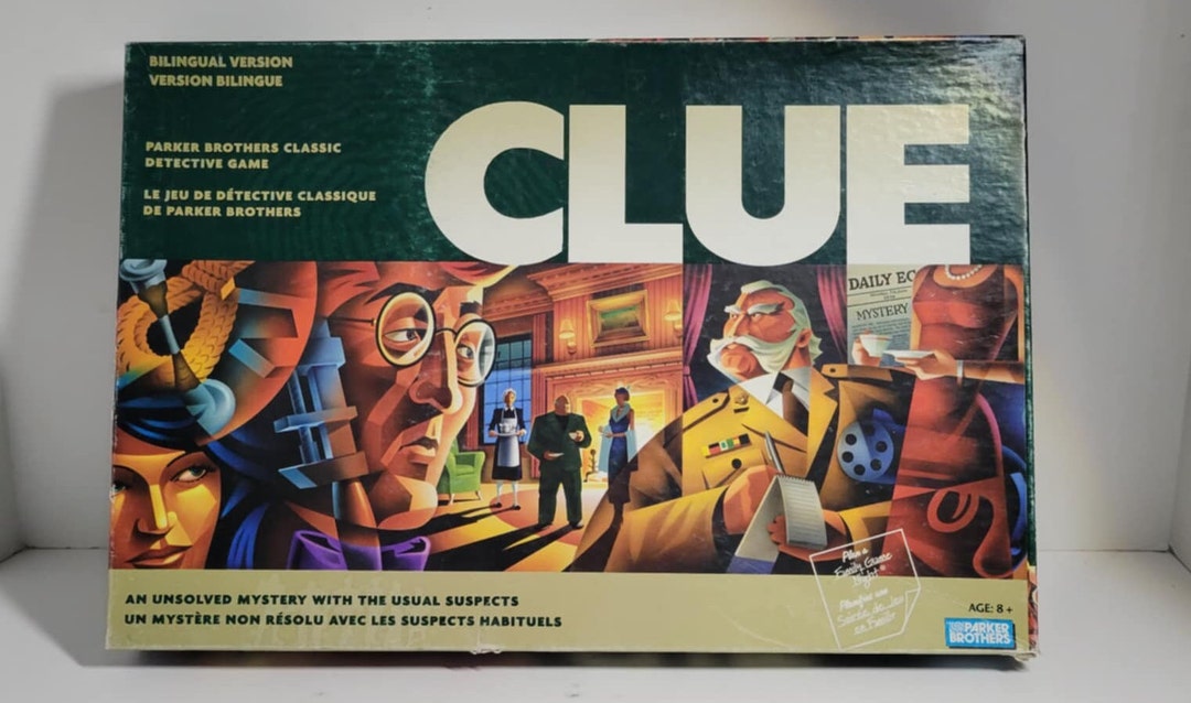 Clue - Family Game Night Edition - Vintage Board Game - Hasbro 2002 - Etsy