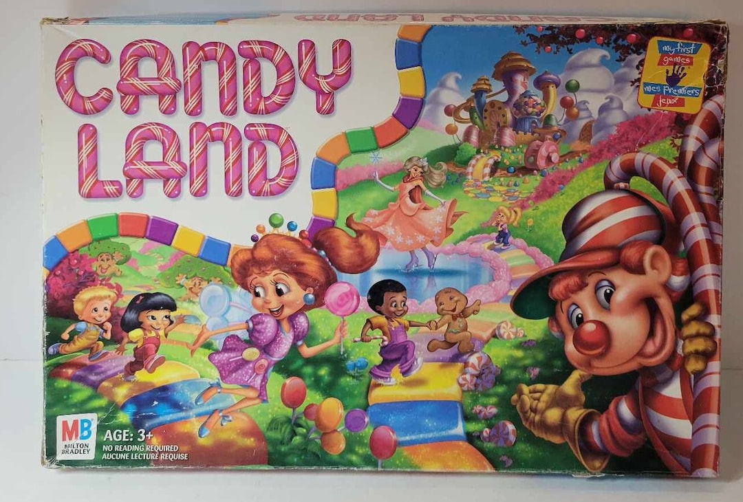 Candy Land - Vintage Board Game - My First Games - No Reading Required ...