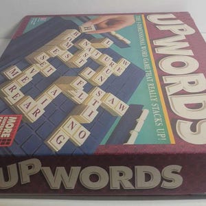 Upwords - Vintage Board Game - MB 1997 - Etsy