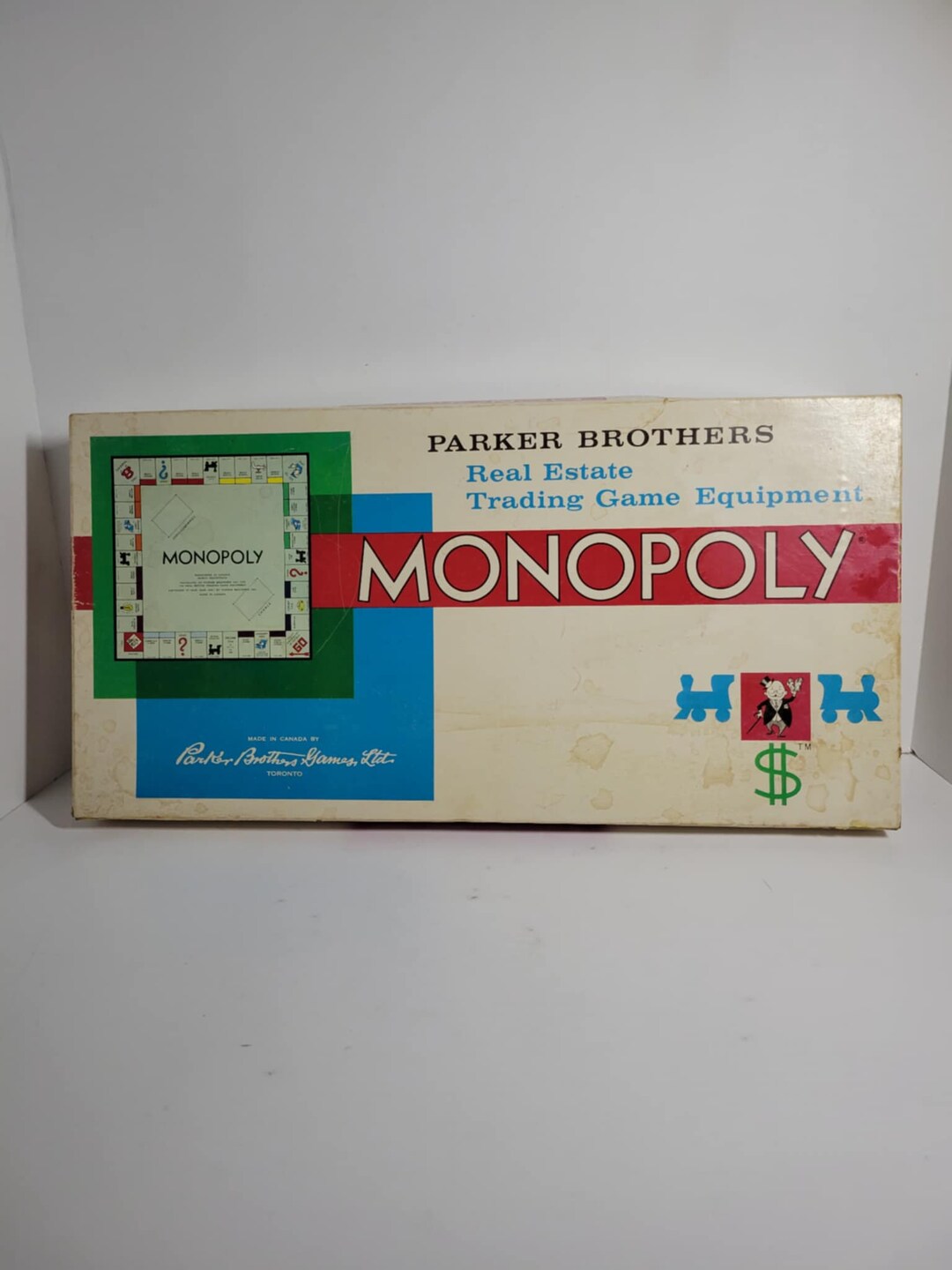 Monopoly - Vintage Board Game - Parker Brothers 1961 - WOOD PIECES - Etsy