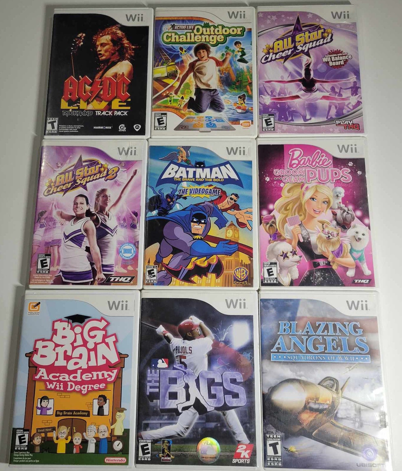 Nintendo Wii Games You Pick Cleaned, Tested, Work Great Titles 1 - Etsy