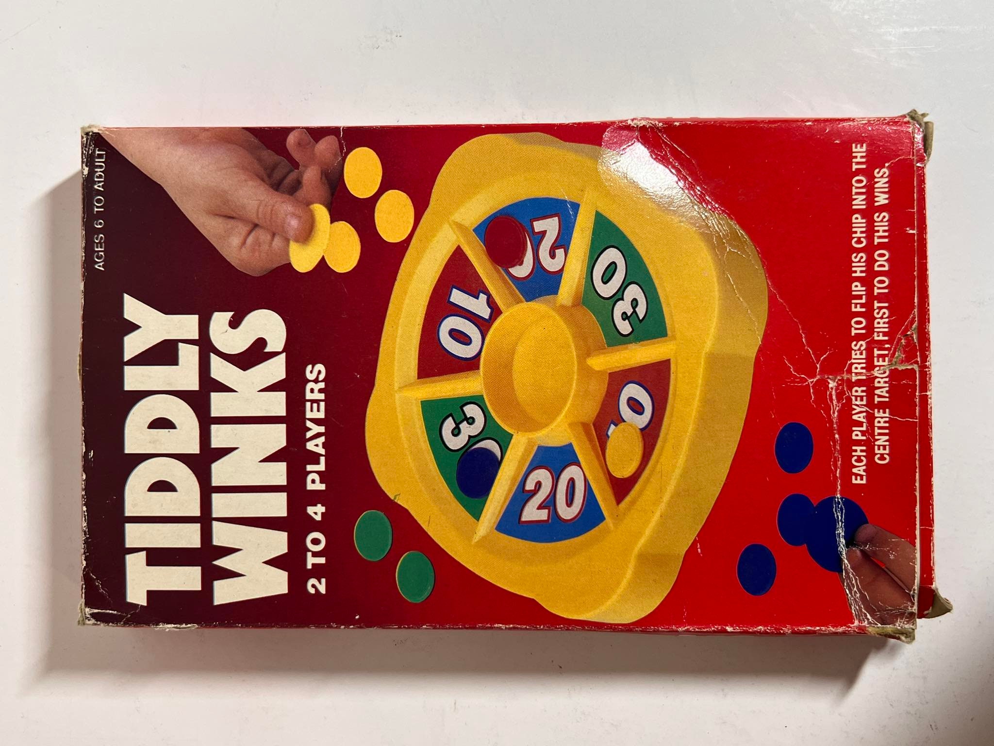 Tiddly Winks Vintage Board Game Waddington / Sanders - Etsy