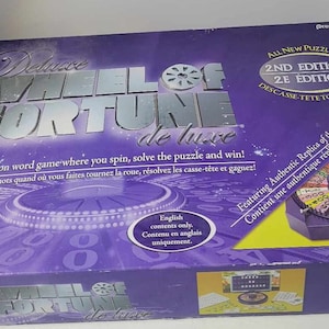 Deluxe Wheel of Fortune Pressman - Etsy