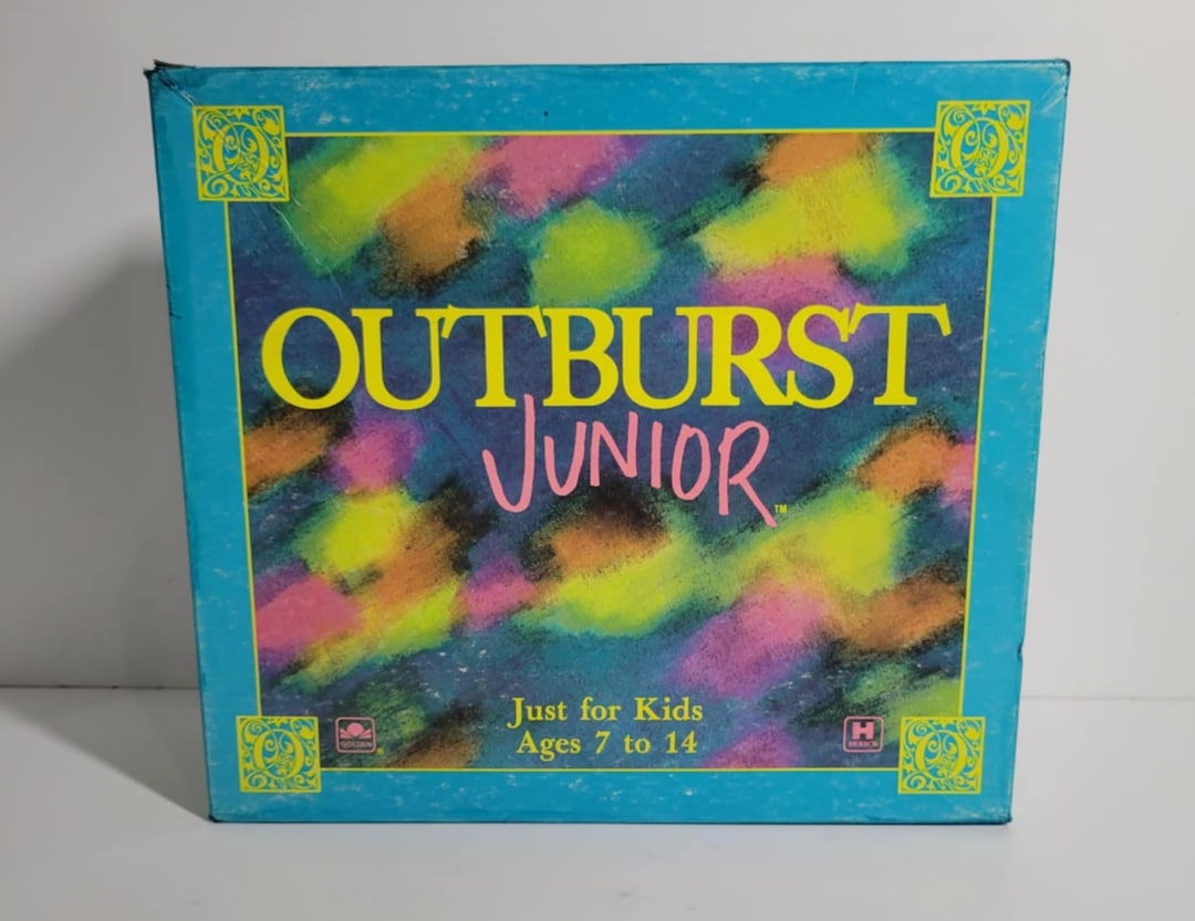 Outburst Junior Vintage Board Game Hersche and Company 1989 - Etsy