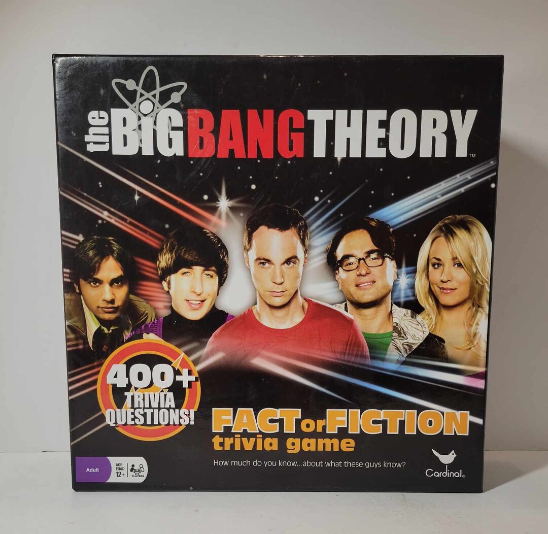 The Big Bang Theory Fact or Fiction Trivia Board Game - Etsy