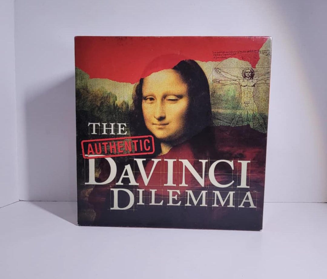 The Authentic Davinci Dilemma - Board Game - Etsy