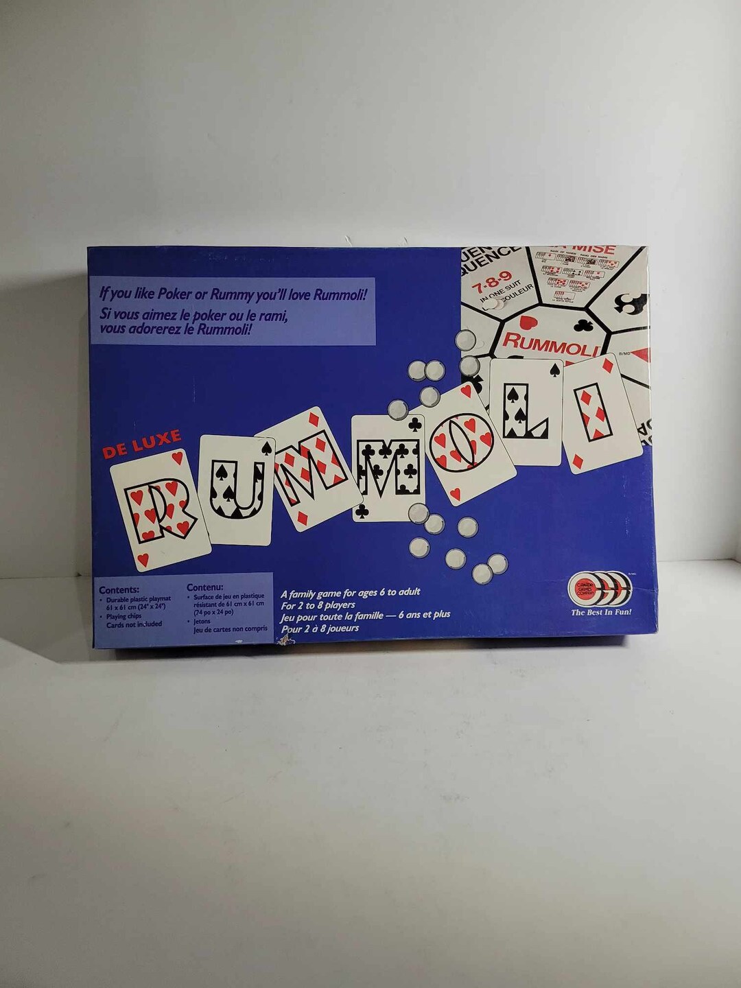 Deluxe Rummoli - Vintage Board Game - CGC 1991 - Etsy