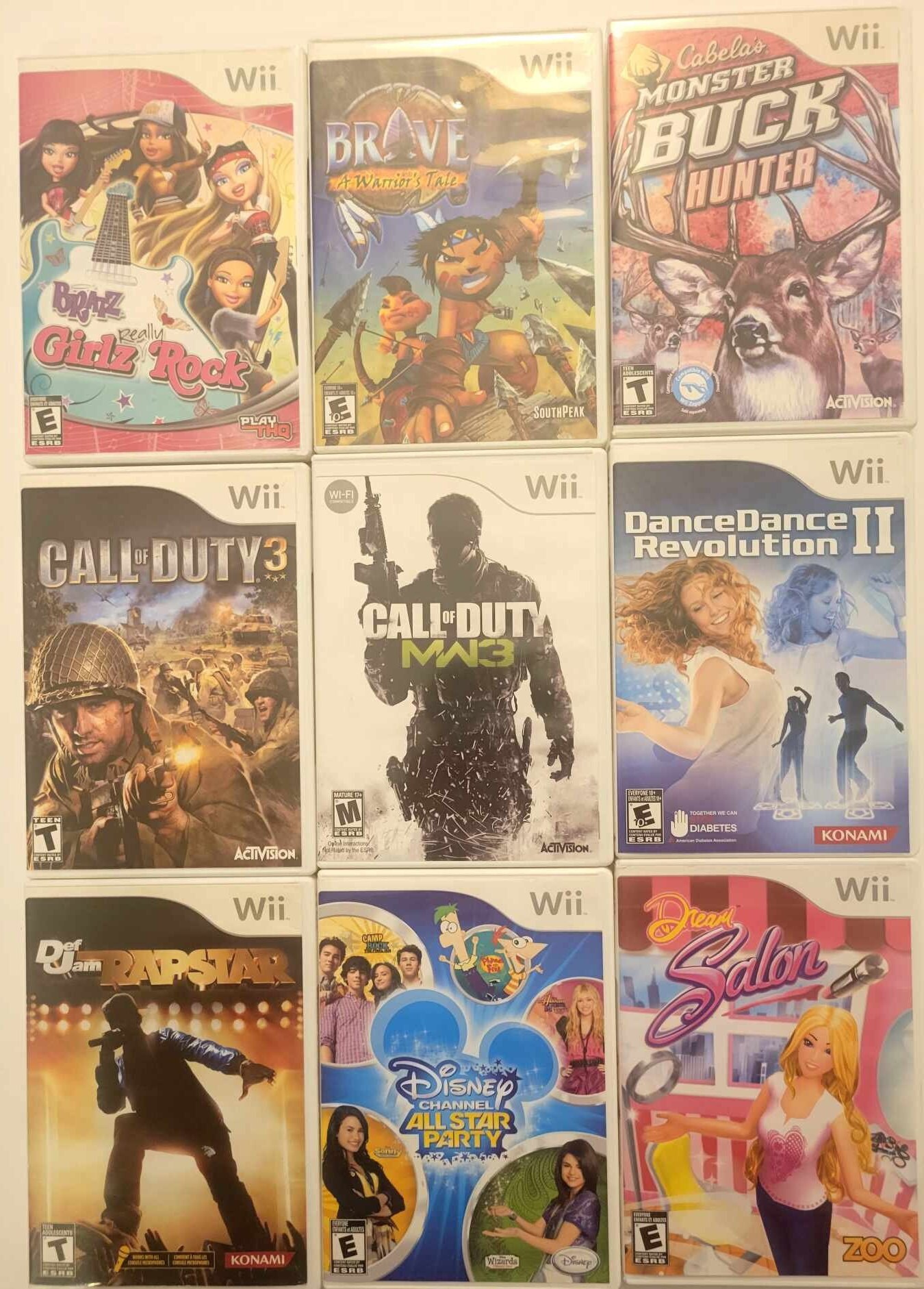 Nintendo Wii Games You Pick Cleaned, Tested, Work Great Titles 1 - Etsy
