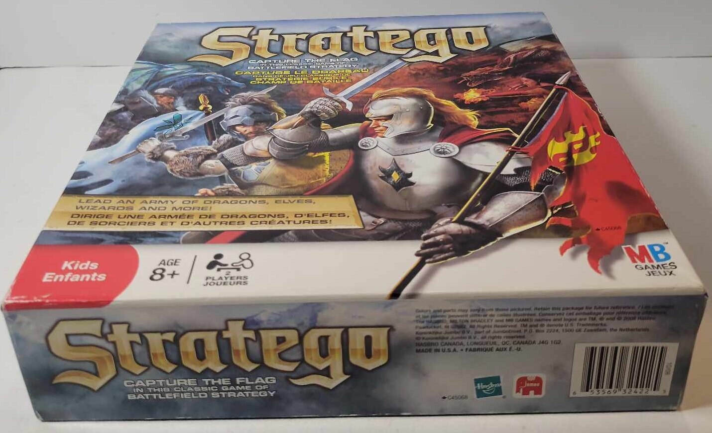 Stratego Capture the Flag Ice Vs. Fire Board Game Milton Bradley - Etsy