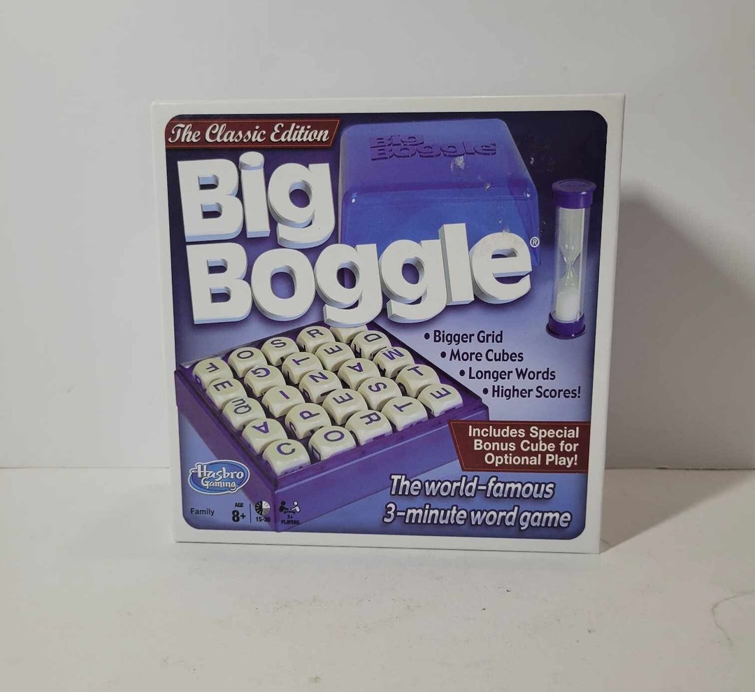 Big Boggle - the Classic Edition - Dice Word Game - Etsy