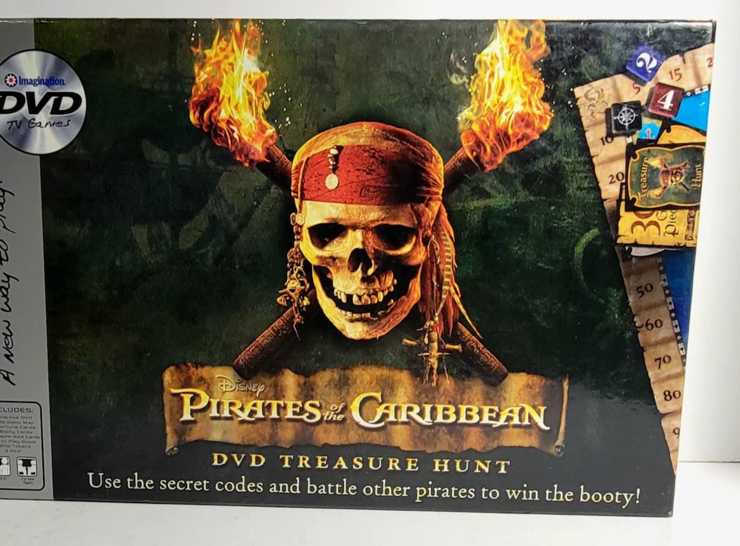 Pirates of the Caribbean DVD Treasure Hunt Game - Etsy