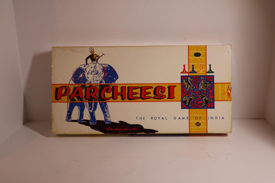Parcheesi - the Royal Game of India - Vintage Board Game - Parker ...