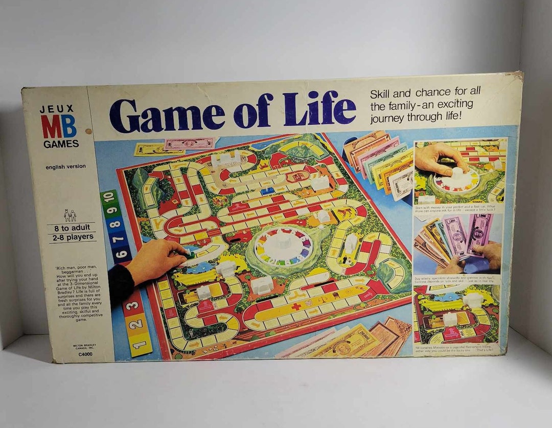 The Game of Life - Vintage Board Game - Milton Bradley 1978 - Etsy