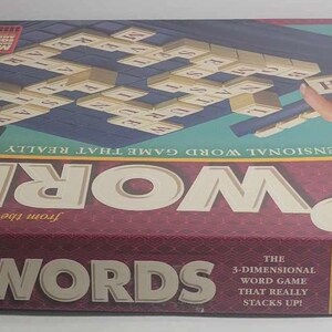 Upwords - Vintage Board Game - MB 1997 - Etsy