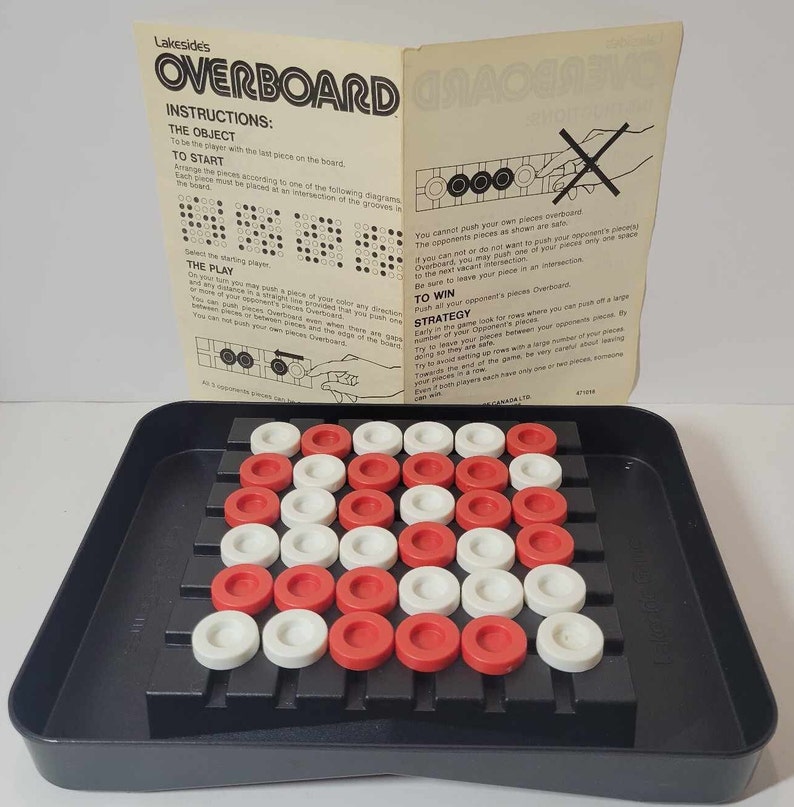 Overboard - Vintage Board Game - Lakeside 1977 - Etsy