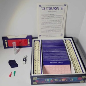 Outburst II - Vintage Board Game - Hersche and Company 1991 - Etsy