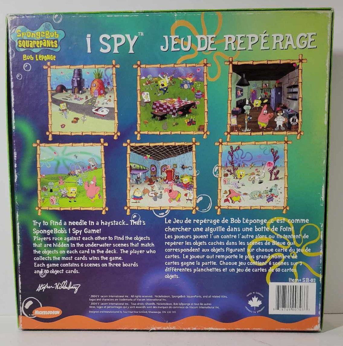 I Spy Spongebob Squarepants Edition - - Etsy