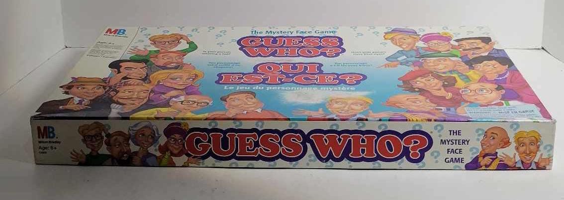 Guess Who - Vintage Board Game Milton Bradley - Etsy