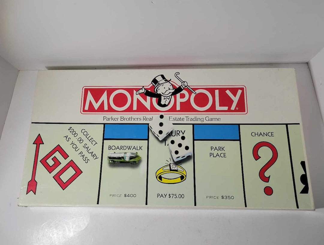 Monopoly - Vintage Board Game - Parker Brothers 1985 - Etsy