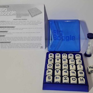 Big Boggle - the Classic Edition - Dice Word Game - Etsy