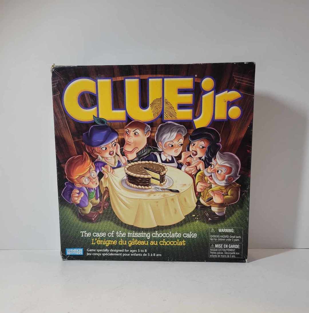 Clue Jr. Case of the Missing Chocolate Cake - Parker Brothers 2003 ...