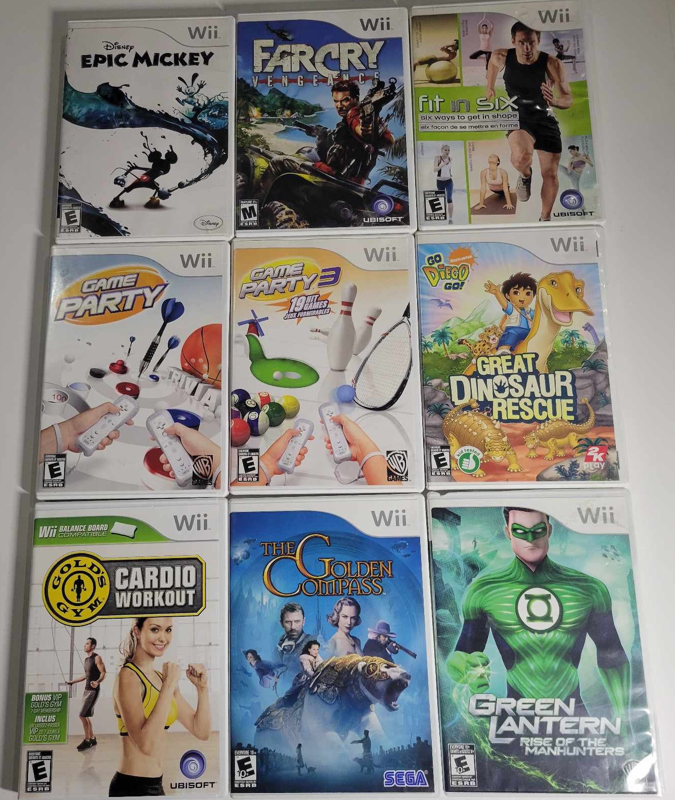 Nintendo Wii Games You Pick Cleaned, Tested, Work Great Titles 1 - Etsy
