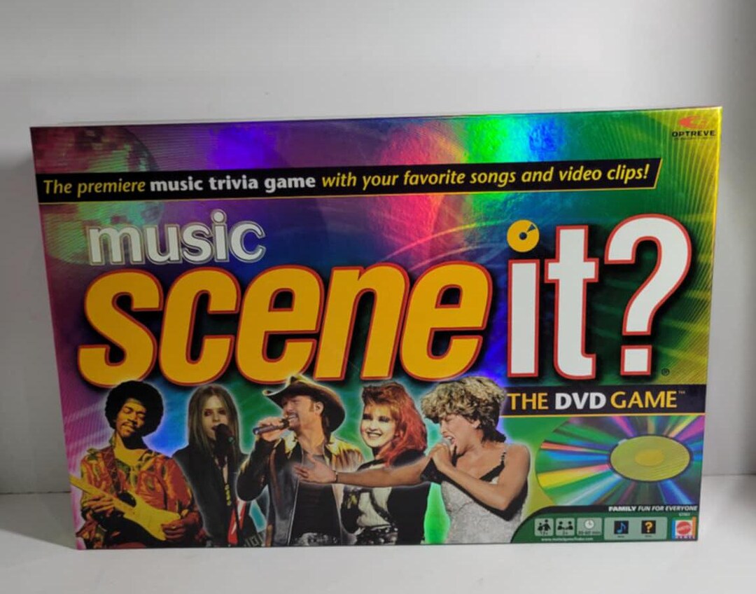 Scene It? Music - Vintage DVD Board Game - Screenlife 2005 - Etsy
