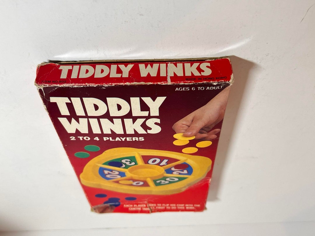 Tiddly Winks - Vintage Board Game - Waddington / Sanders - RARE - Etsy