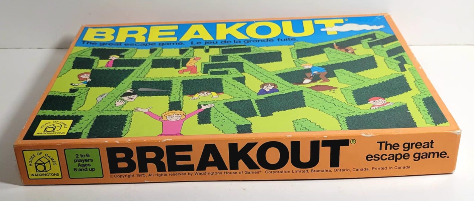 Breakout the Great Escape Vintage Board Game House of Games 1975 Rare ...
