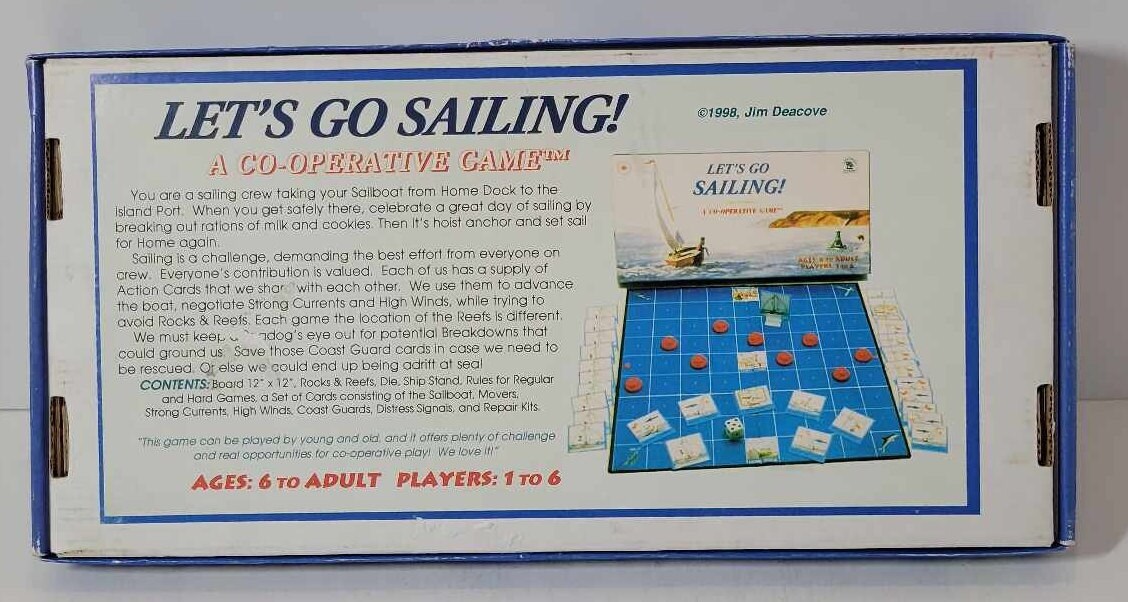 Let's Go Sailing Vintage Board Game Family Pastimes 1998 Rare - Etsy