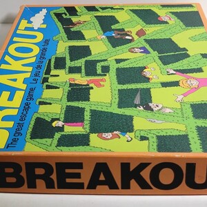Breakout the Great Escape Vintage Board Game House of Games 1975 Rare ...
