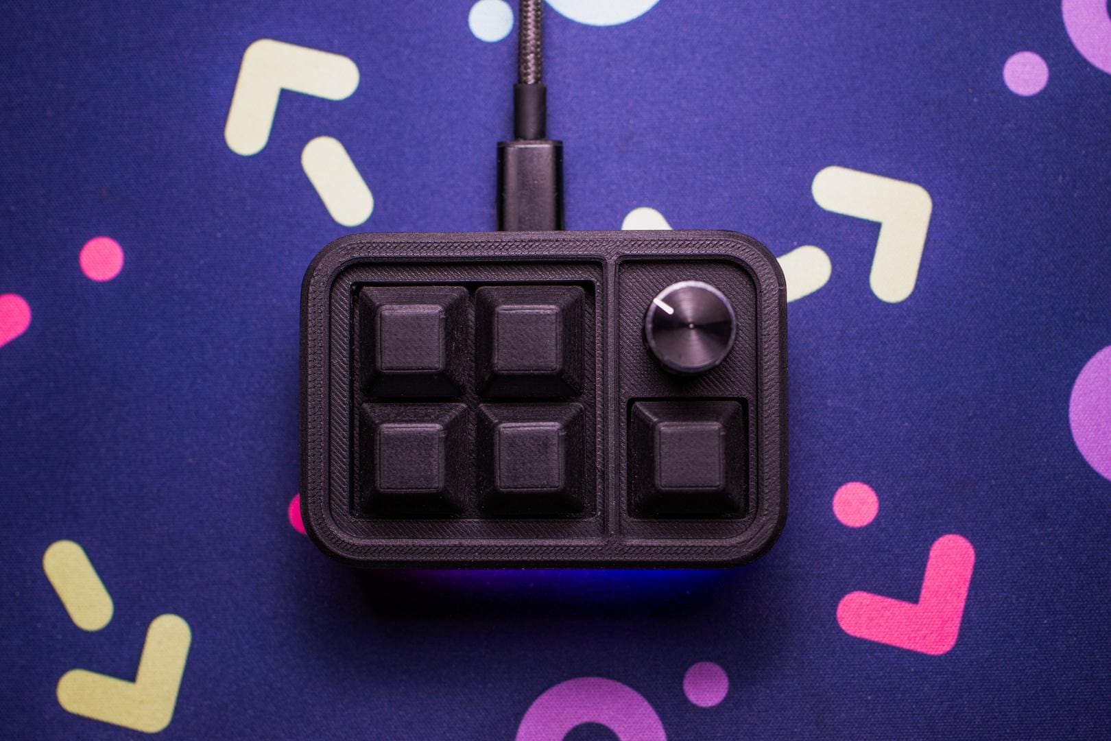 Bento Mechanical Keyboard Macropad (5-keys, Rotary Encoder, RGB ...