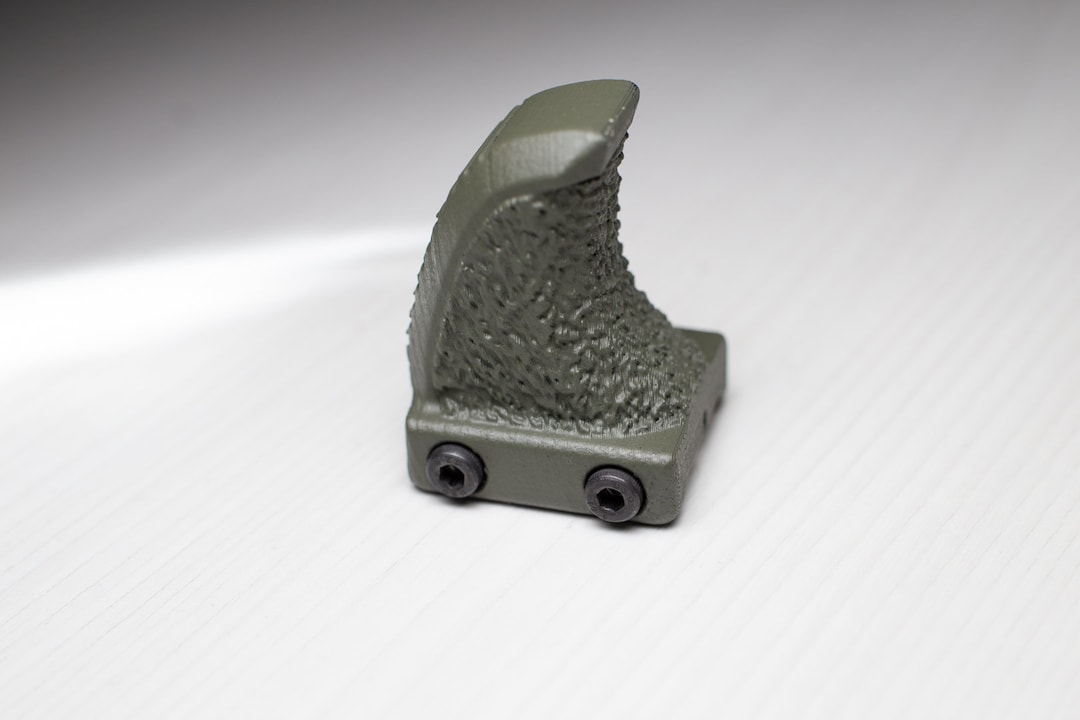3d-printed Airsoft Hand Stop stippled Pattern, 100% Solid Usa-made PLA ...