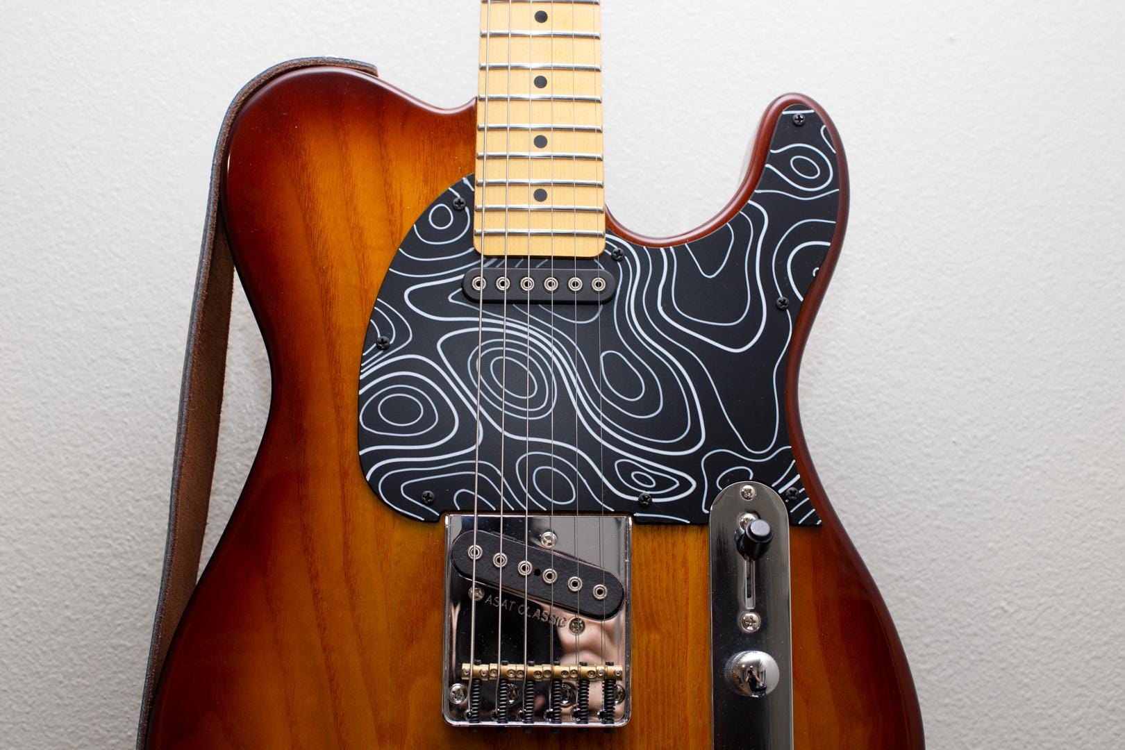 Custom 3d-printed Guitar Pickguard for G&L Tribute ASAT Classic Guitars ...