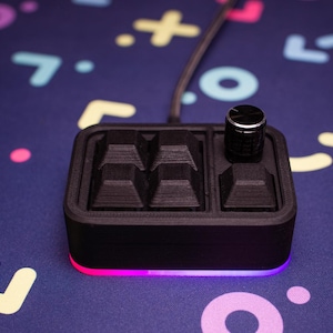 Bento Mechanical Keyboard Macropad (5-keys, Rotary Encoder, RGB ...