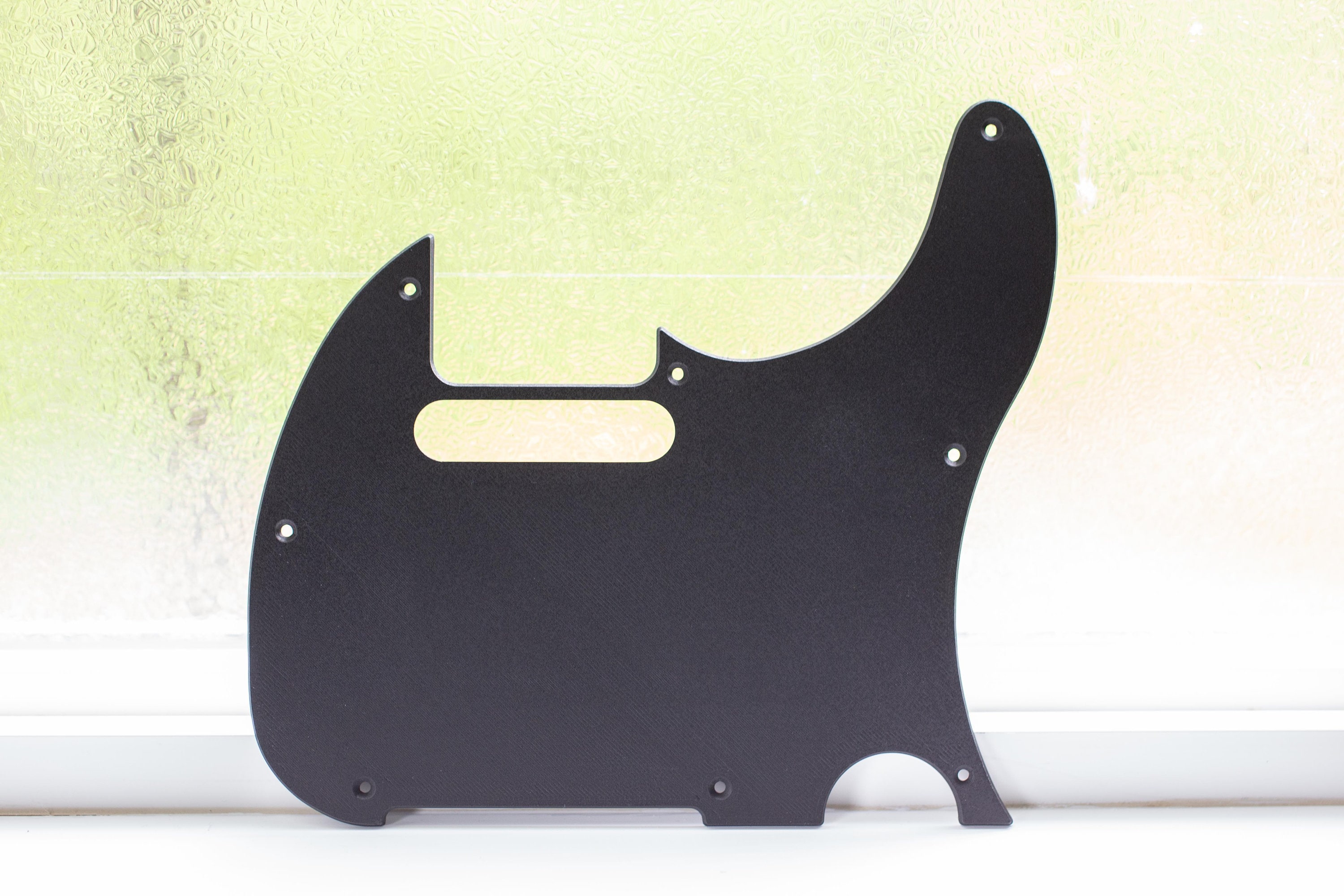 Custom 3d-printed Guitar Pickguard for G&L Tribute ASAT Classic, Black ...