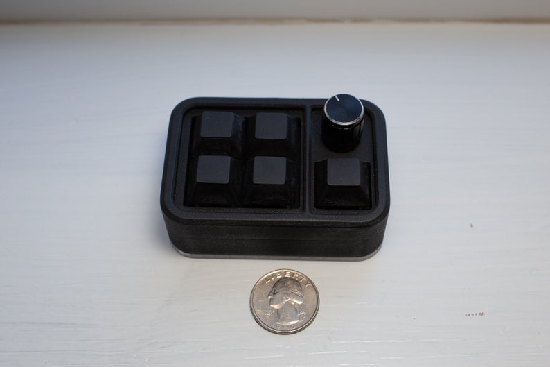 Bento Mechanical Keyboard Macropad 5-keys, Rotary Encoder, RGB Lighting ...