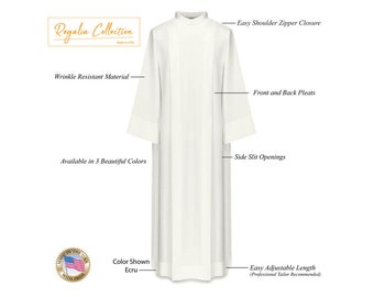 Priest Alb With A Blend of Linen Alboornat 37 - Etsy UK