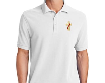 Deacon Polo Shirt With Embroidery 100% Ring Spun Cotton - Etsy